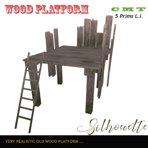Second Life Marketplace - [Silhouette] - Wood platform